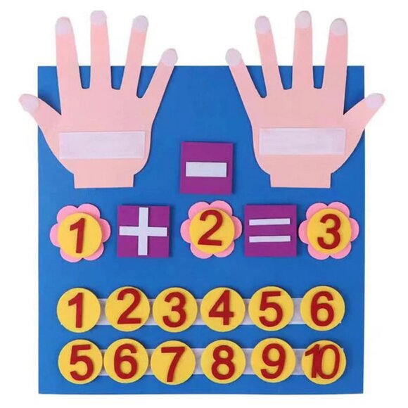 Right To Learn By: Zhenyou | Toys | Nwt Felt Board W Fingers Numbers ...